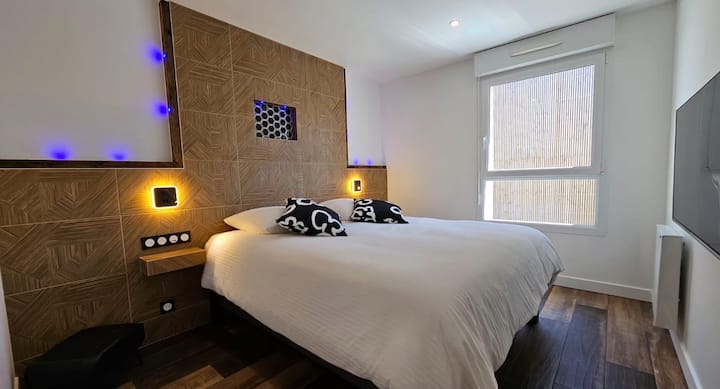 T2 Design à 2 Min De La Plage - Calme Et Confort - Luc-sur-Mer