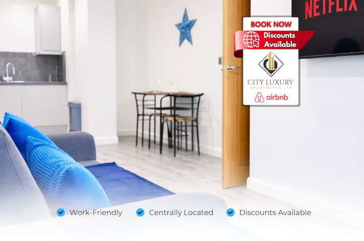 Cityluxury | Work-friendly 1-bed | Leicester - Leicester