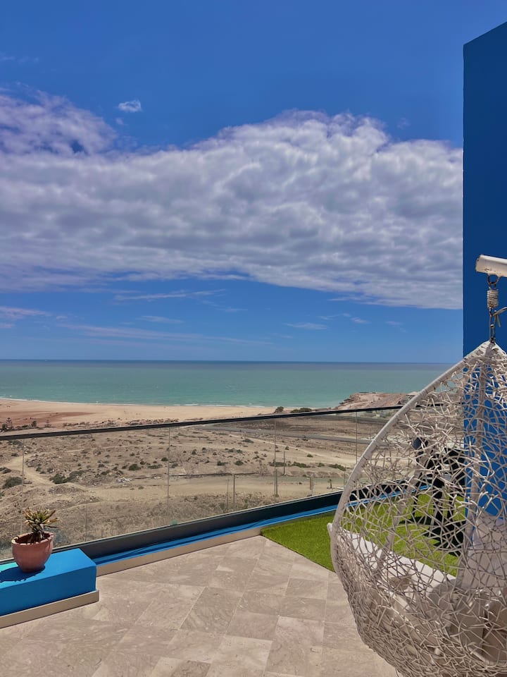 Terrasse Vue Mer, 10 Min De La Plage Taghazout - Taghazout