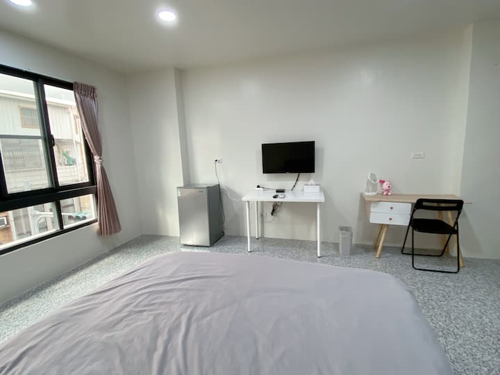 「麻豆Woo House O 」雙人房/四人房帶獨立衛浴 - 관톈 구