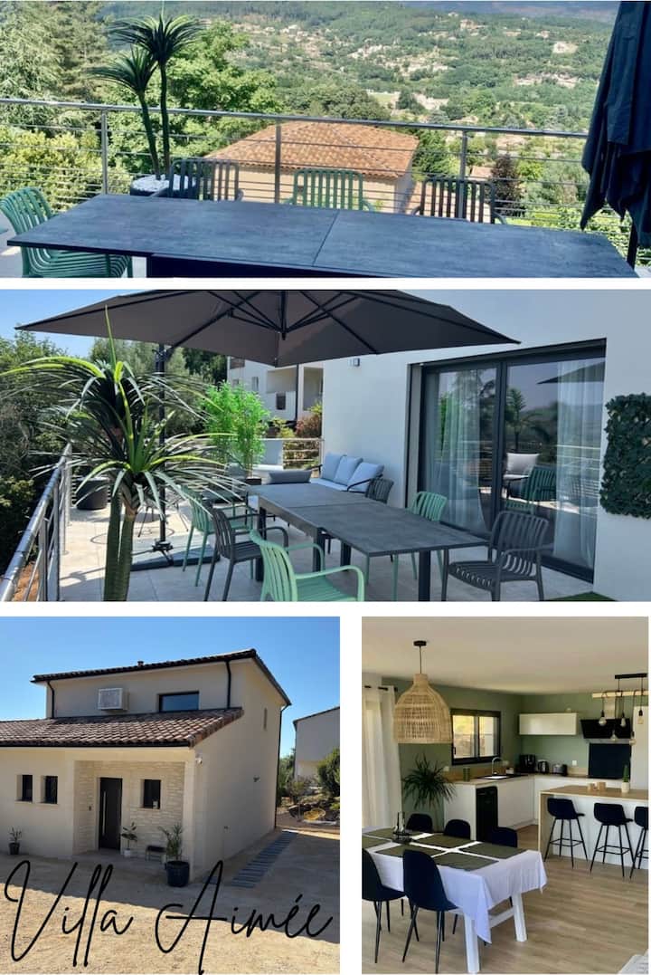 Villa Aimée-magnifique Vue Panoramique-aubenas - ibis Aubenas