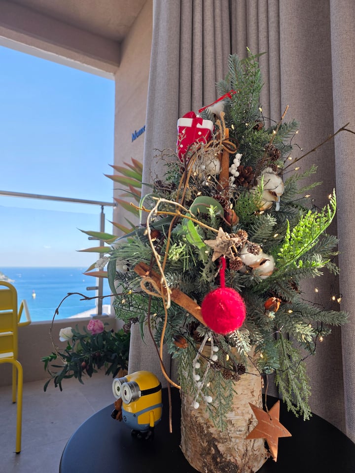 [Open 특가]해변3분/지하철7분/파노라마오션뷰/초고층/호텔침구/테라스2개/풀옵션/포토존 - Busan