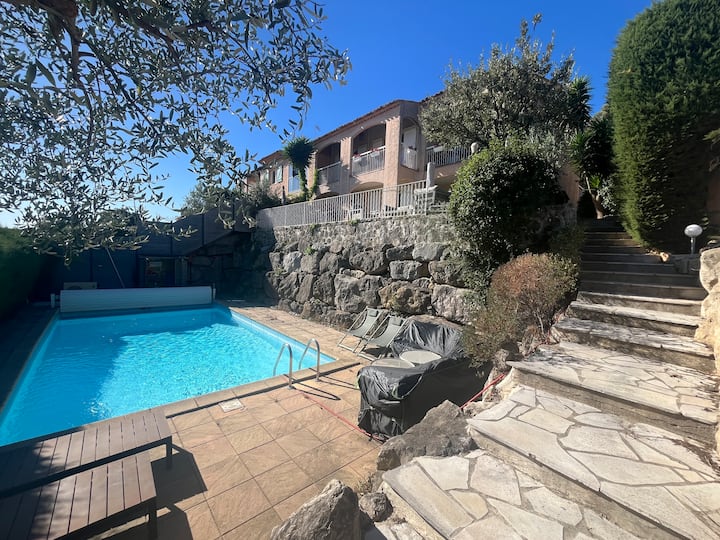 Beautiful Villa In Biot - Private Pool & Sea View - Juan-les-Pins
