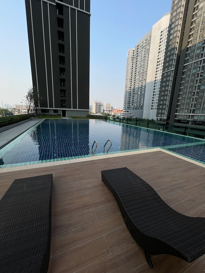 6 Mins Walk To Btsbangna 14th Fl, Pool Gym - Phra Khanong