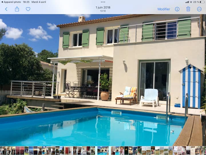 Maison Piscine Vue Imprenable - Montpellier