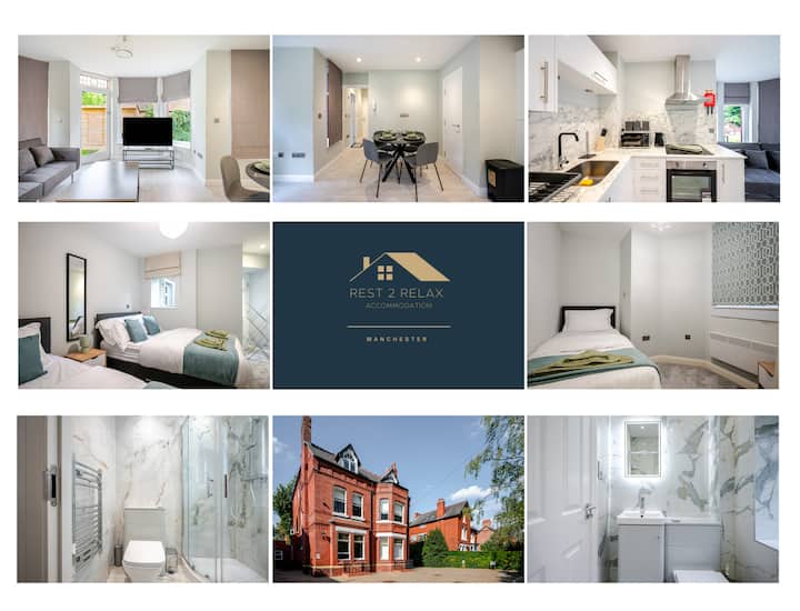 2 Bed Flat|wifi|parking|self Checkin|discounts - Cheadle