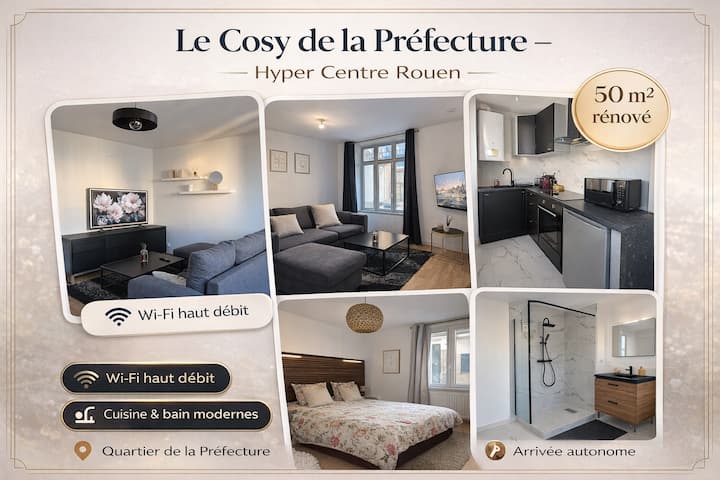 Le Cosy De La Préfecture – Hyper Centre Rouen - Mont-Saint-Aignan