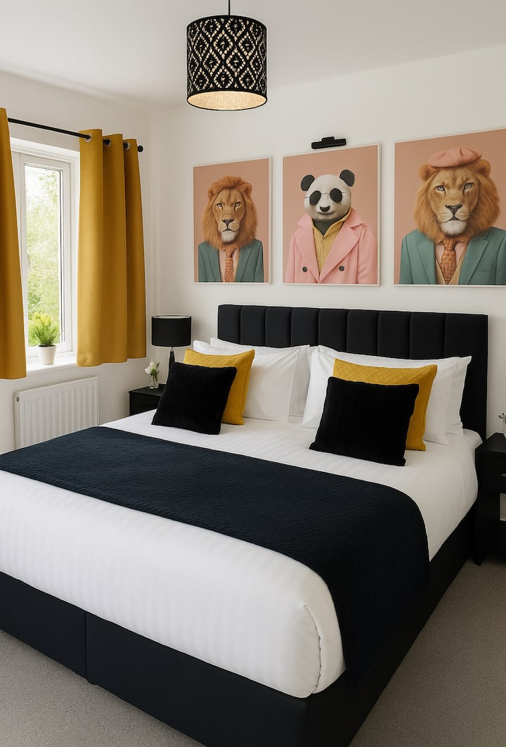 Cosy 2br Flat, Sleeps 6, Pets Ok, Private Parking - Altrincham