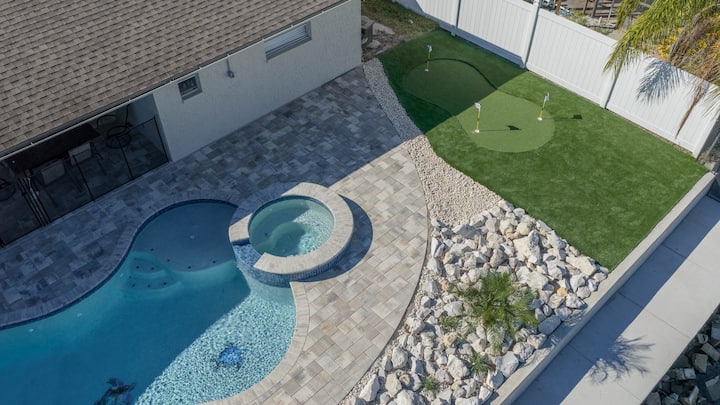 Mermaid Lily>heated Pool/spa>put/put> Direct Gulf - Weeki Wachee, FL