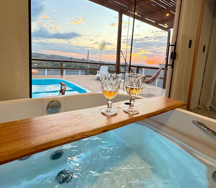 Chalé Privado C/ Hidro/piscina Aquecida Tiradentes - Minas Gerais