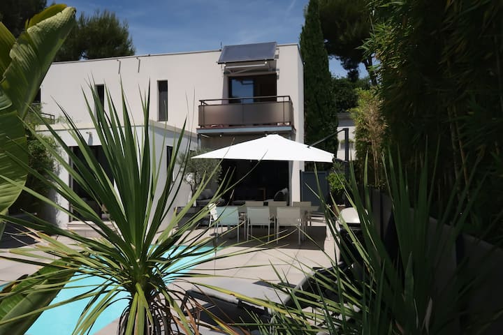 Villa Californienne Piscine Libre 17-24 Août - 주엉 레 빵