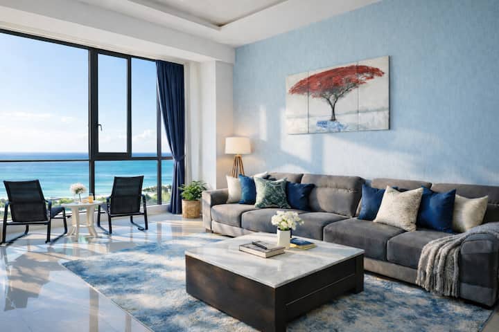 Romantic Sea View Bathtub Suite | Jazz Suites 21 - Tanjung Tokong