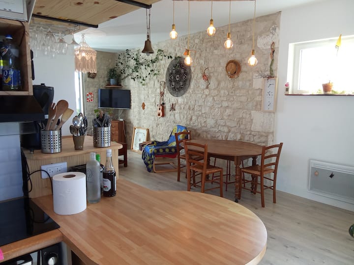 Logement, Balcon, Vélos
4 Voyageurs
2 Lits - La Rochelle