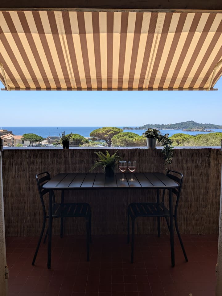 T3 En Duplex Vue Mer - Île de Porquerolles