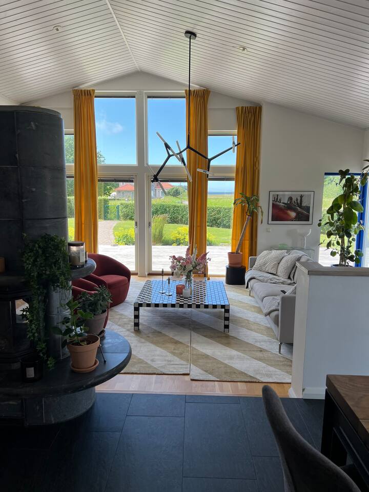 Strandnära Villa Med Havsutsikt - Kungsbacka