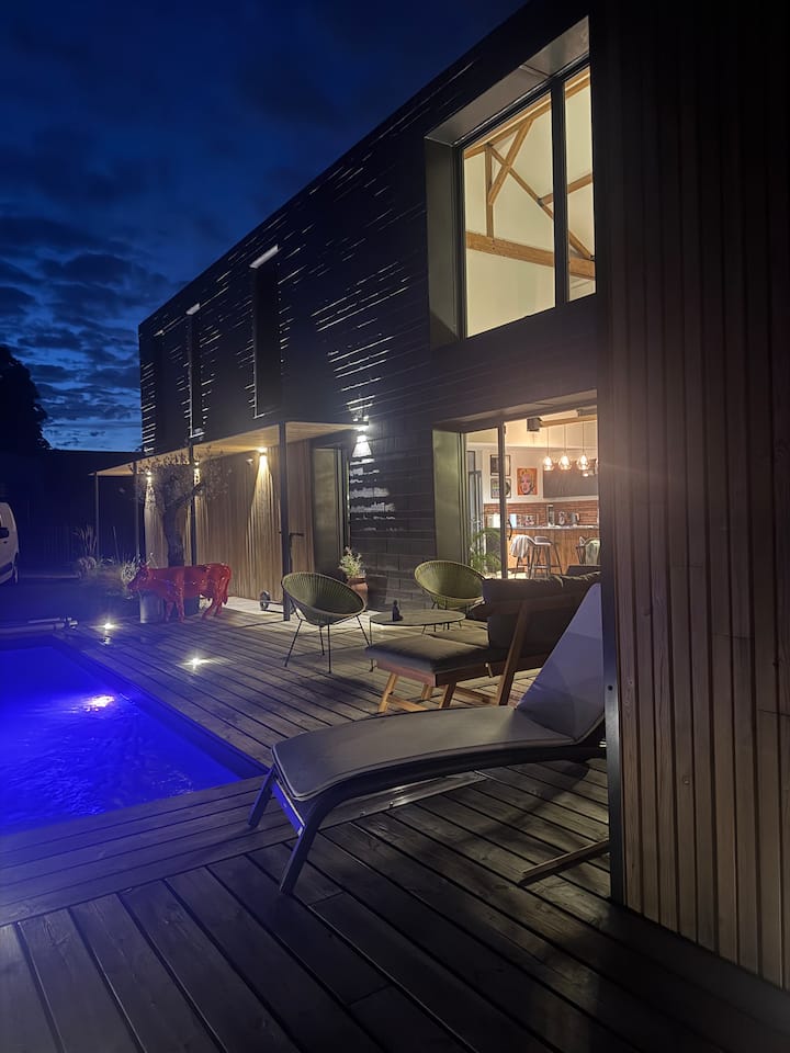 Maison D’architecte Contemporaine, Piscine,jaccuzi - Villers-sur-Mer