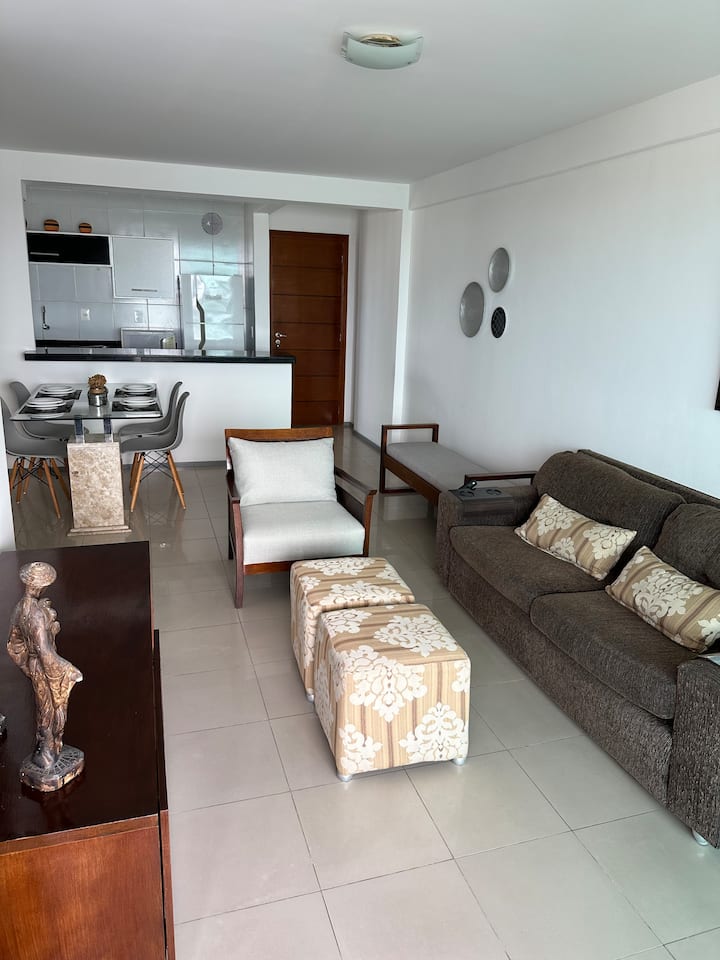 2qts Pé Na Areia|localização Top - São Luís