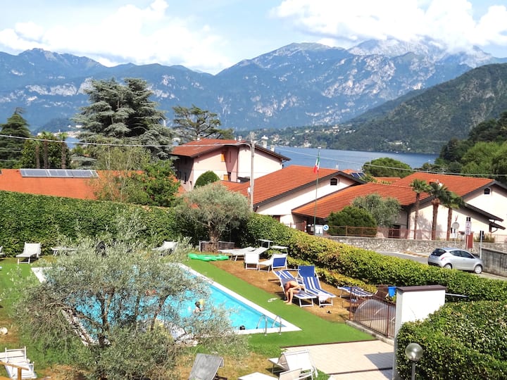 Appartamento Su 2 Livelli Con Piscina E Vista Lago - Tremezzina