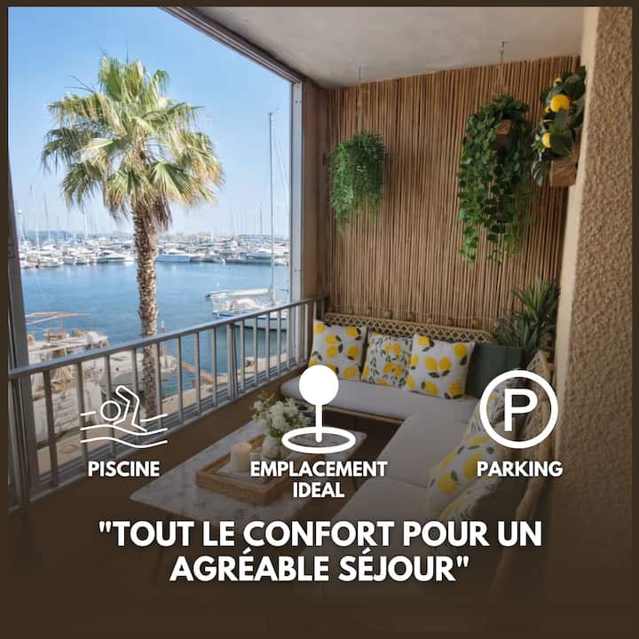 “La Grande Voile” •Piscine•parking•draps By Lcg - Gruissan