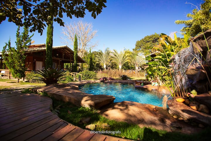 Casa De Campo Tranquila E Charmosa Em Lagoa Santa - Lagoa Santa