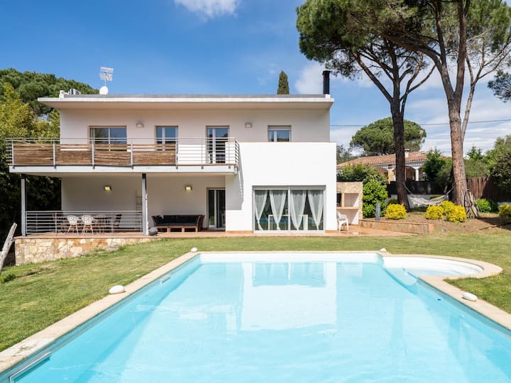 Villa Avec Piscine Privée Et Bbq à 15min Plage - Llagostera