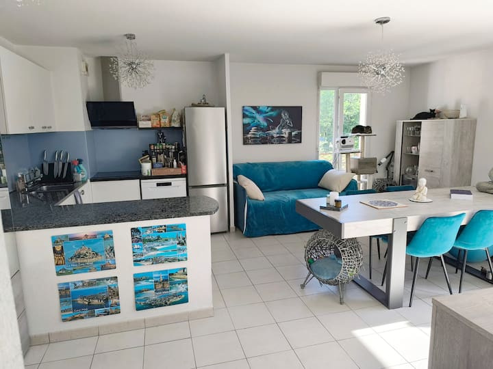 Appart Lumineux & Balcon Aménagé - Saint-Jean-d'Illac