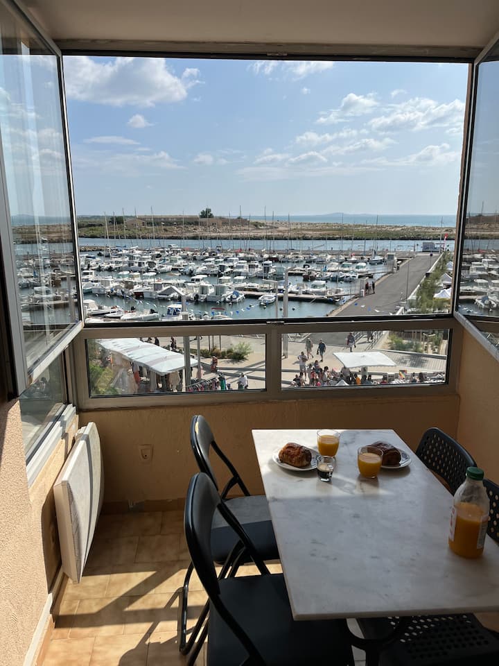 Appartement Vue Mer Au Cœur De Valras - Sérignan