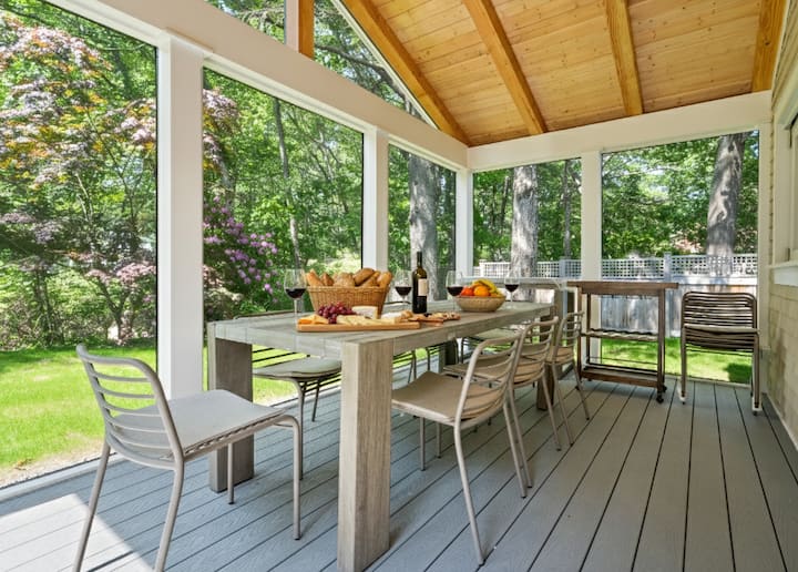 *New 4br Beach House|sleeps 9|york| Cape Neddick - York