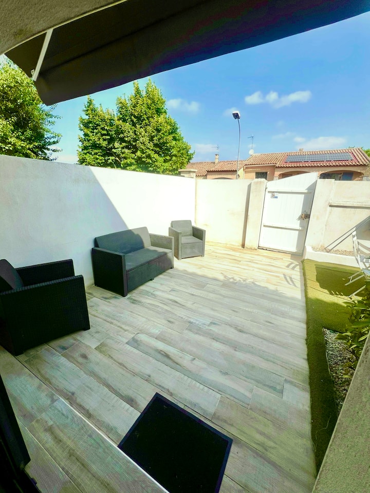 Studio Cosy à 10 Min Des Plages - Lunel