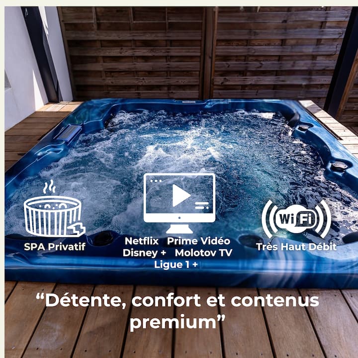 Maison - Spa - Parking - Jardin - 7p - Forêt de Touffou