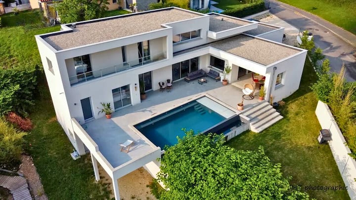 Villa D’architecte Vue Lac, Piscine & Spa - Voiron