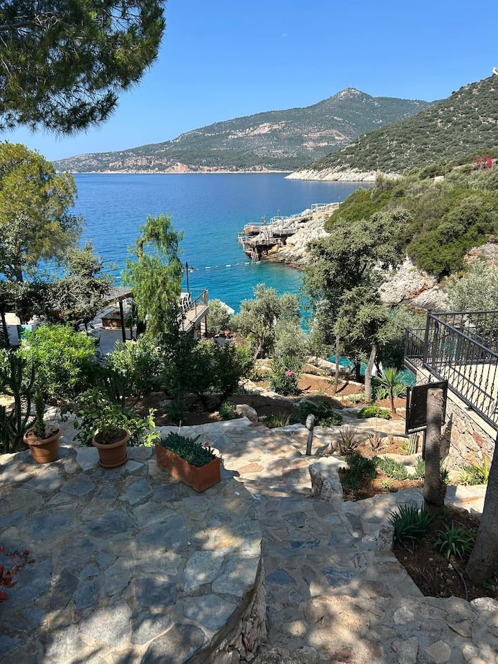 Elegant 60 M² Beachfront Apartment - Kalkan