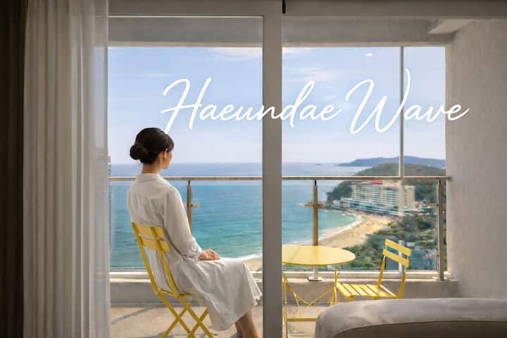 [오픈특가]침대Q+ss/ 방1, 화1, 거실1 /고층 바다뷰 테라스/풀옵션/ - Pusan