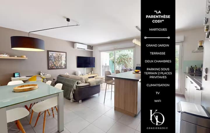 «&nbsp;La Parenthèse Cosy » Avec Terrasse Et Parking - Martigues