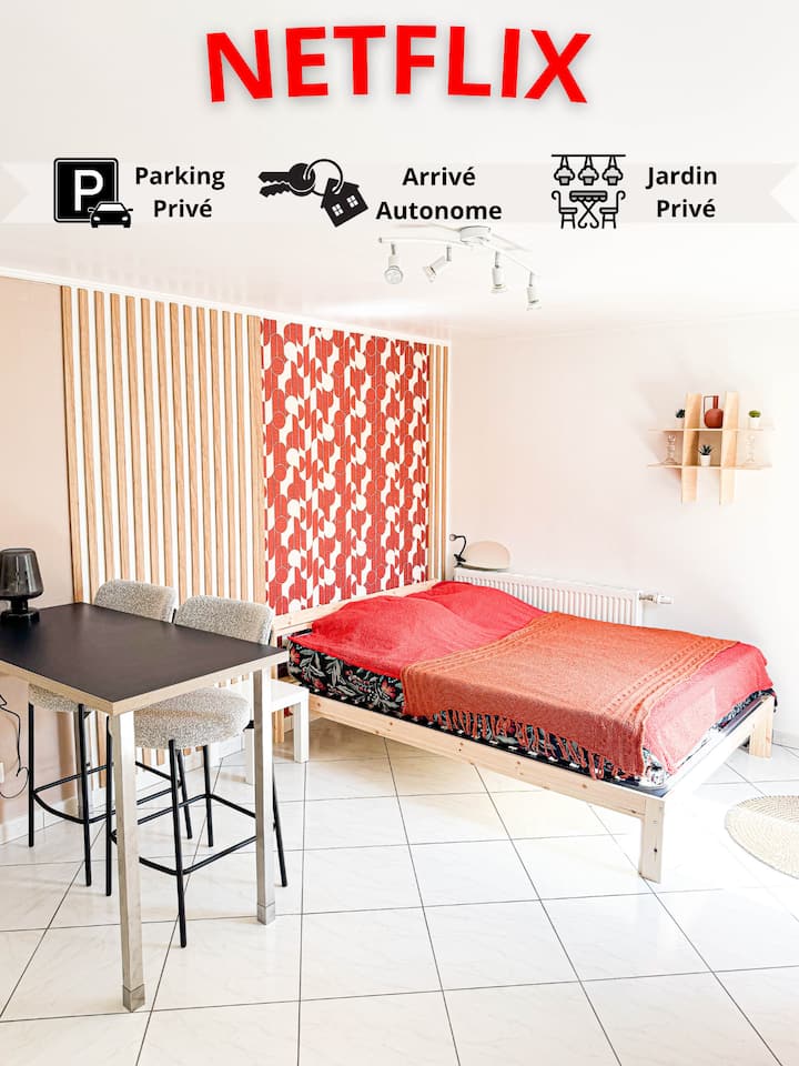 Studio Cosy Avec Jardin Privatif - Lieusaint