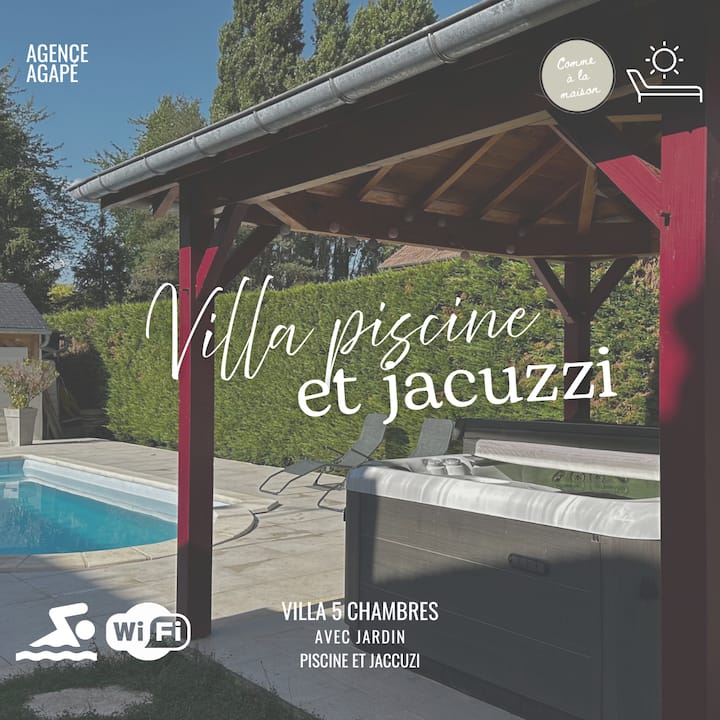 Maison Alma - Piscine, Spa Et Jardin - Nevers