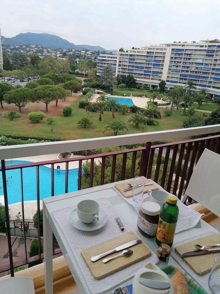 Cannes Marina - Vue Piscine & Port - Mandelieu-La Napoule