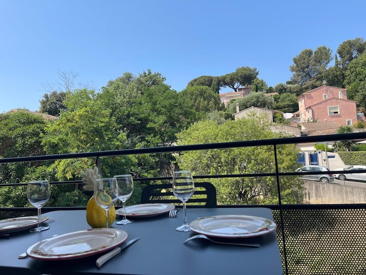Duplex Avec Terrasse Tropézienne-clim-plage à Pied - Le Pradet