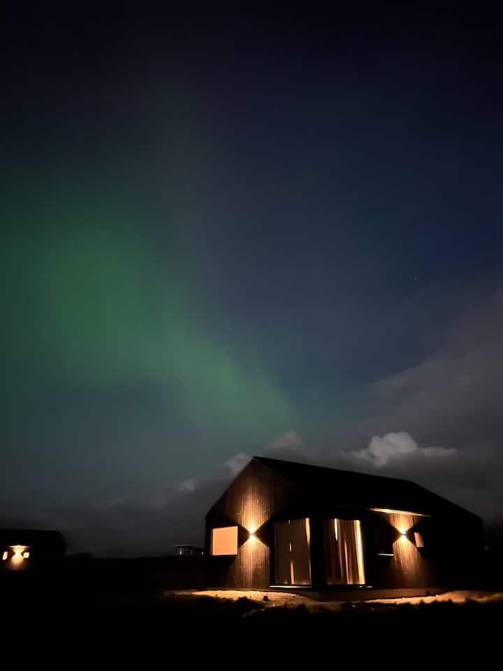 Torfa Lodge 2 - Boutique Cabin - Private Hot Tub - Iceland