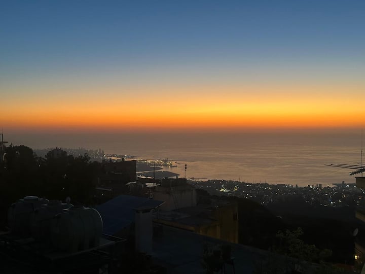 Mini 1br Studio | Central Broumana W/ Sea View - Líbano