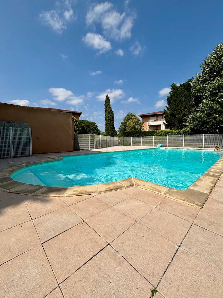 T2 Au Calme Avec Piscine - Toulouse