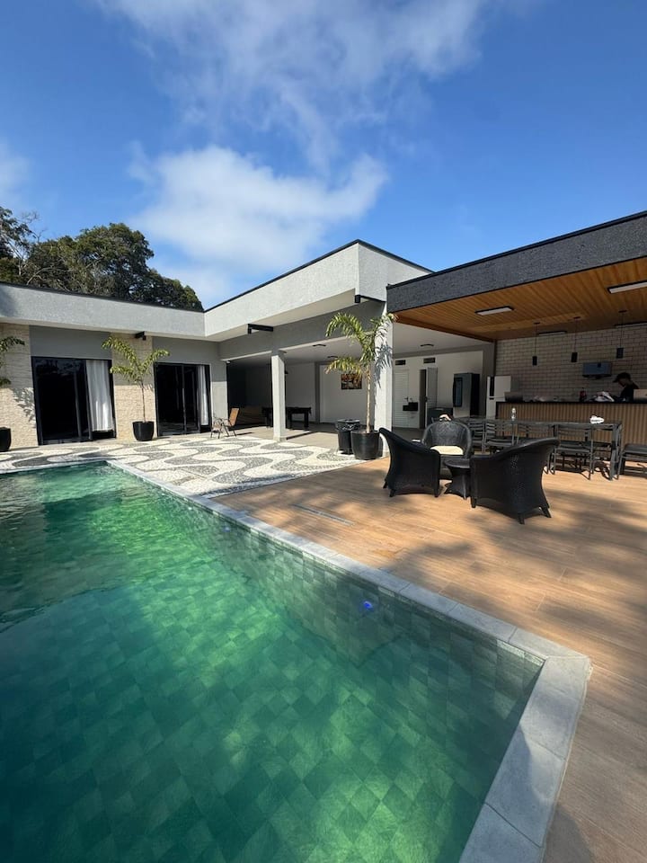 Espaço Rio - Casa De Campo Com Piscina E Lareira - São Paulo