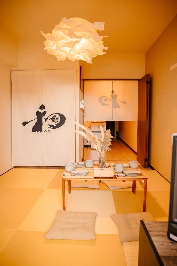 和(若宮605)|名駅徒歩圏・地下鉄徒歩3分・最大4名・洗面台/浴室/トイレ別・長期滞在可乾燥機付き - Nagoya