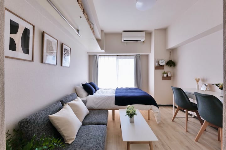 長期滞在割引ページ【Work&rest】広々デスク/出張/ワーケーション/駅徒歩4分/名古屋1駅 - Nagoya