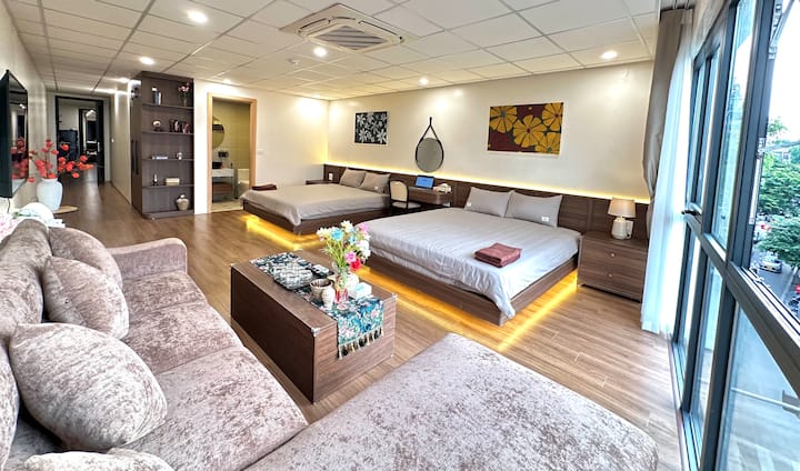 City View/3 Bedrooms/5 Beds/elevator/free Laundry - China