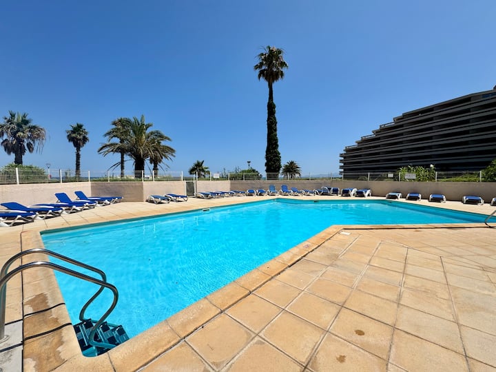 Studio + Terrasse à 1 Minute De La Plage - Canet-en-Roussillon