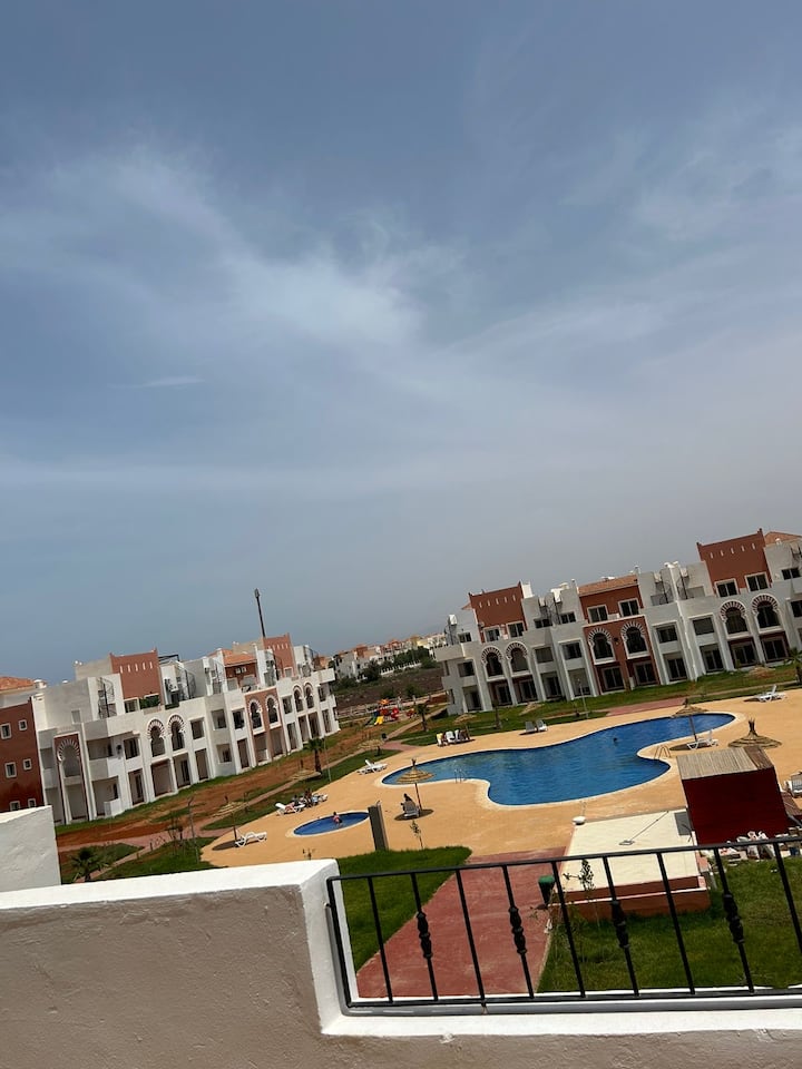 Superbe Appart Vue Piscine à Marina - Saidia