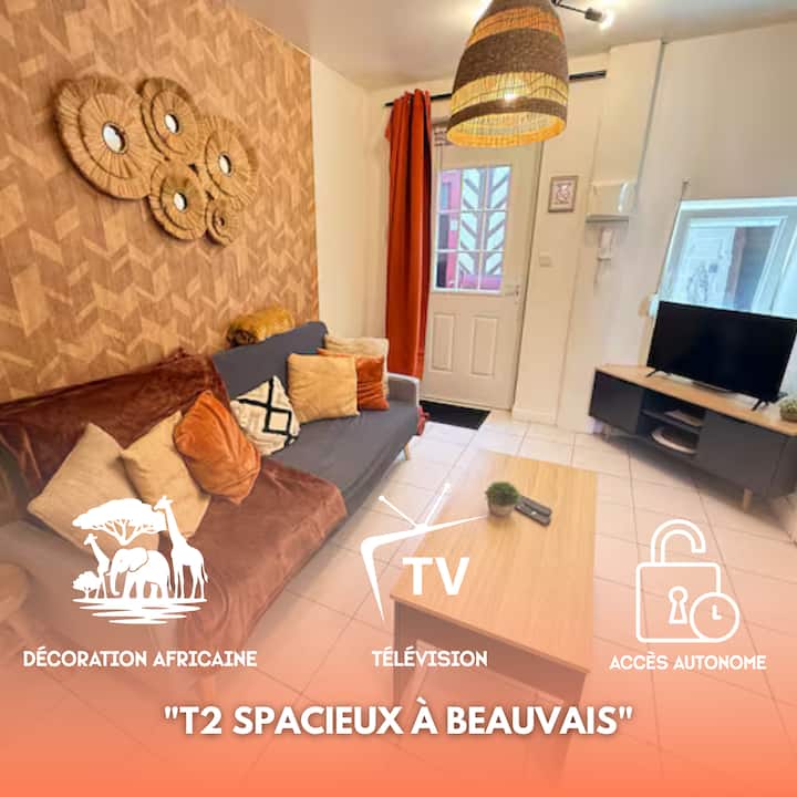 T2 Ambiance Savane - Hyper Centre - Beauvais