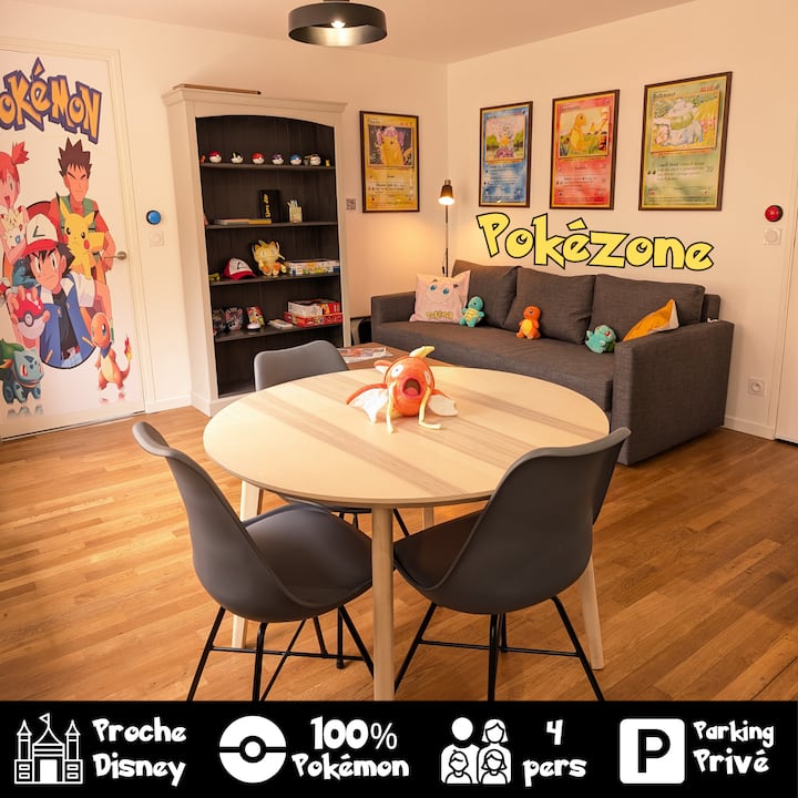 Pokézone • Proche Disney • 4 Pers • Parking - Le Parc des Félins - Lumigny