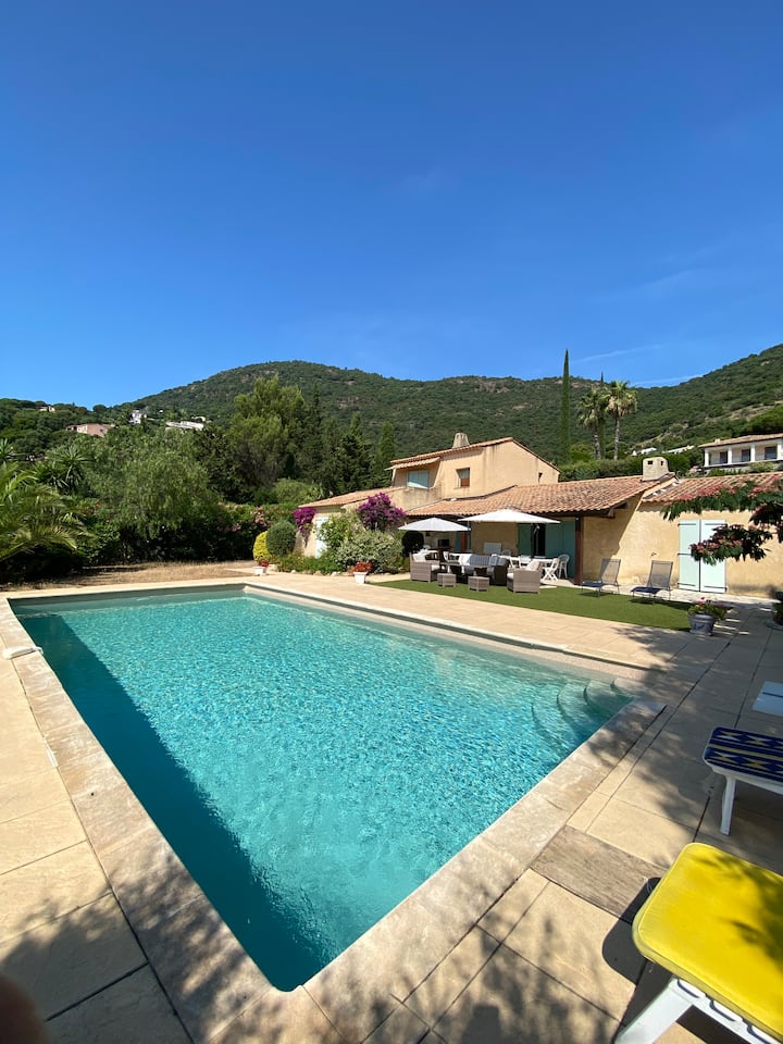 Maison 8 Pers - Vue Mer Et Piscine - Cavalaire - La Mole
